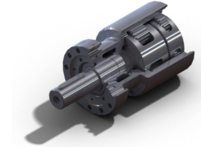 Pneumatic gear motor with rotary vanes: How does it work?
