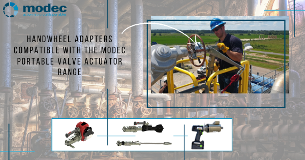 Handwheel adaptors compatible with the modec range of portable valve ...